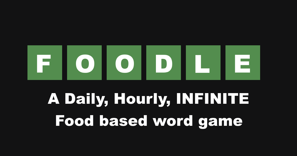 Infinite Foodle - Play unlimited foodles | Foodle